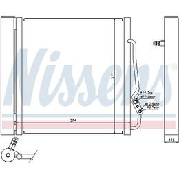 NISSENS Kondensator, Klimaanlage 94543 f&uuml;r SMART