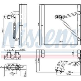 NISSENS Verdampfer, Klimaanlage 92353 f&uuml;r HYUNDAI