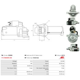 AS-PL Starter s5290s f&uuml;r Ford Volvo MITSUBISHI