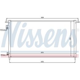 NISSENS Kondensator, Klimaanlage 940162 f&uuml;r HONDA