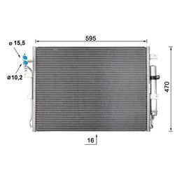 Mahle Kondensator, Klimaanlage ac959000s f&uuml;r LAND ROVER