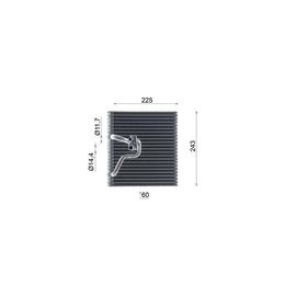 Mahle Verdampfer, Klimaanlage ae224000s f&uuml;r Vaughall