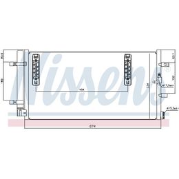 NISSENS Kondensator, Klimaanlage 940042 f&uuml;r Audi