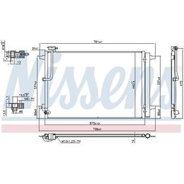 NISSENS Kondensator, Klimaanlage 941077 f&uuml;r Audi