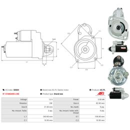 AS-PL Starter s0604 f&uuml;r Opel