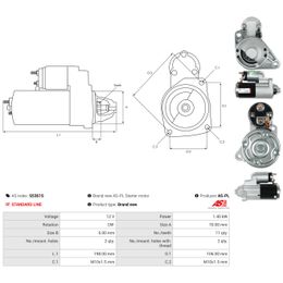 AS-PL Starter s5361s f&uuml;r Chrysler MITSUBISHI