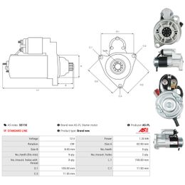 AS-PL Starter s5118 f&uuml;r MITSUBISHI NISSAN