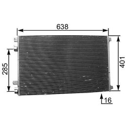 Mahle Kondensator, Klimaanlage ac360001s f&uuml;r RENAULT TRUCKS