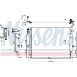 NISSENS Kondensator, Klimaanlage 940406 f&uuml;r LAND ROVER