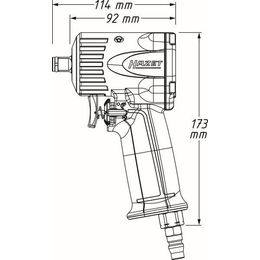 Hazet Schlagschrauber (Druckluft) 9012m f&uuml;r VW