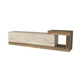 moebel17 Moebel17, Beige, Braun, Holzwerkstoff, Rechteckig, 150x37x30 cm, Wohnzimmer, TV M&ouml;bel, TV-Racks