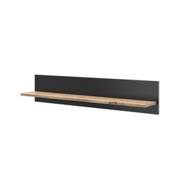 VICCO Wandregal, Eiche Wotan, Holzwerkstoff, 1 F&auml;cher, Rechteckig, 100x20x17.2 cm, Wohnzimmer, Regale, Wandregale