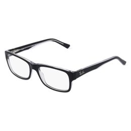 Ray-Ban RX5268 Brille Unisex | Fassung: Vollrand, Quadratisch, Schwarz Transparent