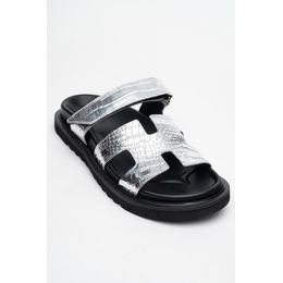 Loana Leder Slide Sandale
