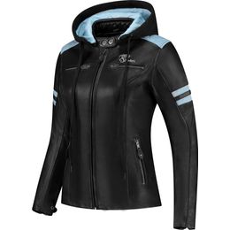 Rusty Stitches Joyce Hooded V2, Lederjacke Damen