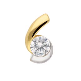Adelia&acute;s Kettenanh&auml;nger ADELIA&acute;S "333 Gold Anh&auml;nger", gold, Schmuckanh&auml;nger, Damen, mit Zirkonia, Gold, Kettenanh&auml;nger, mit Zirkonia Goldschmuck f&uuml;r Damen