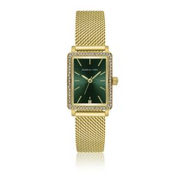 Quarzuhr ISABELLA FORD "FG8-B034G", gold, Armbanduhren, Damen, Quarzuhr