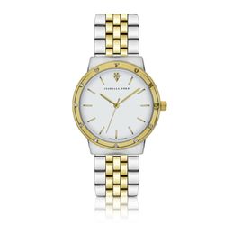 Quarzuhr ISABELLA FORD "FH3-B278S", gold, silber, Armbanduhren, Damen, Quarzuhr