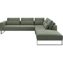 Ecksofa Musterring "JUSTB PM100, stilvoller Lounge-Komfort von Musterring", turtle, B:308cm H:88cm T:290cm, 94% Polyester, 6% Nylon, Sofas, Ecksofa, Kollektion Bettina Zimmermann, optionaler Sitzvorzug & Fu&szlig;-Auswahl
