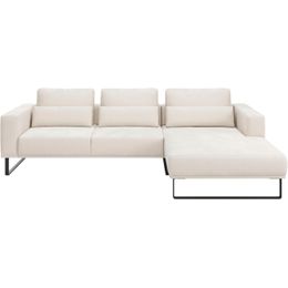 Ecksofa Musterring "JUSTB PM100, stilvoller Lounge-Komfort von Musterring", beige (nature), B:292cm H:88cm T:185cm, 94% Polyester, 6% Nylon, Sofas, Ecksofa, Kollektion Bettina Zimmermann, optionaler Sitzvorzug & Fu&szlig;-Auswahl