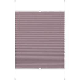 Plissee Gardinia "EASYFIX Greta" Gr. 3, beige (perlmuttfarben), B:70cm H:130cm, Obermaterial: 100% Polyester, Plissees, inkl. dezenter Abdeckleiste (Staubschutz)