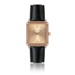 Quarzuhr ISABELLA FORD "FD8-S018R", schwarz, Armbanduhren, Damen, Quarzuhr