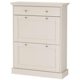 Schuhkommode OTTO HOME "Binz", kaschmir, B:80cm H:105cm T:30cm, Holzwerkstoff, MDF, Sideboards, Schuhkommode, mit sch&ouml;nen Metallgriffen und vielen Stauraumm&ouml;glichkeiten, H&ouml;he 105cm