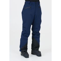 Skihose WHISTLER "Mastro", Herren, Gr. XL, US-Gr&ouml;&szlig;en, blau (dunkelblau), 88% Nylon, 12% Elasthan, unifarben, Hosen Skihose, mit funktionaler Isolierung und wasserabweisender Qualit&auml;t