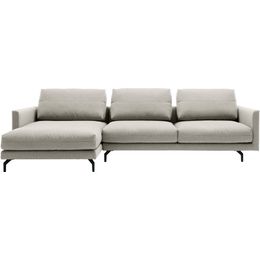 Ecksofa "CR.414, Designecksofa, Polsterecke, Breite 300cm, L-Form", grau (seidengrau), B:280cm H:91cm T:172cm, CREATION BY ROLF BENZ, Sofas, Ecksofa, wahlweise aus feinstem Rindsleder oder hochwertigem Chenille