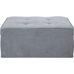 Schlafsofa "Finn", grau, B:100cm H:43cm T:70cm, 100% PES, ATLANTIC HOME COLLECTION, Sofas, Schlafsofa, wandelbar zum Loungesessel, Relaxliege und G&auml;stebett, inkl. Kissen