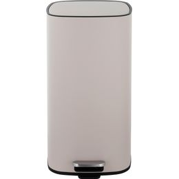 M&uuml;lleimer OTTO HOME "Keenna, Soft Close, mit verstecktem Griff", beige, B:31,6cm H:61,1cm T:36,6cm, Edelstahl, M&uuml;lleimer, M&uuml;lleimer, Treteimer f&uuml;r K&uuml;che oder Bad, Abfalleimer mit Deckel