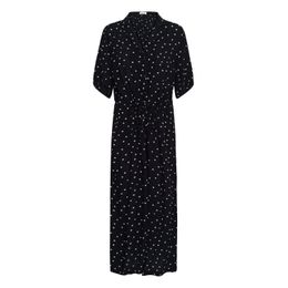 Jumpsuit Soaked in Luxury "Overall SLElonor", Damen, Gr. S, N-Gr, blau (night skye with oatmeal dot), Obermaterial: 100% Viskose Birla Livaeco CV Livaeco., Overalls Jumpsuit