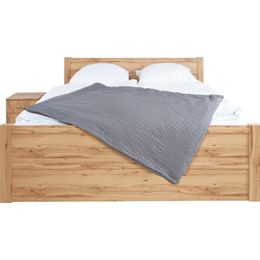 Bett Priess "Husum Schlafzimmer Jugendzimmer Rahmenbett", beige (astkernbuchefarben), B:190cm H:85cm L:208cm, Betten, Jugendbett Bettgestell, Komforth&ouml;he, hochwertige Premium Qualit&auml;t, f&uuml;r Motorrahmen geeignet
