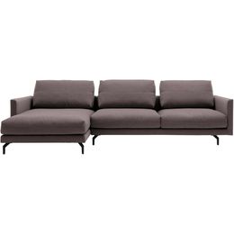 Ecksofa "CR.414, Designecksofa, Polsterecke, Breite 300cm, L-Form", lila (purpurviolett, steingrau), B:300cm H:91cm T:172cm, CREATION BY ROLF BENZ, Sofas, Ecksofa, wahlweise aus feinstem Rindsleder oder hochwertigem Chenille