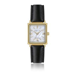 Quarzuhr ISABELLA FORD "FH8-S018G", schwarz, Armbanduhren, Damen, Quarzuhr