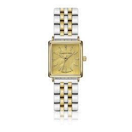 Quarzuhr ISABELLA FORD "FF8-B298G", gold (gold, silber), Armbanduhren, Damen, Quarzuhr