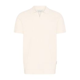 Poloshirt Casual Friday "Poloshirt CFMateo", Herren, Gr. XXL, beige (jet stream), Obermaterial: 70% Baumwolle CO. 30% Leinen LI., Shirts