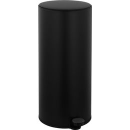 M&uuml;lleimer OTTO HOME "Lennu, Soft Close, versteckter Griff", schwarz, B:29,6cm H:67,5cm T:37cm, Edelstahl, M&uuml;lleimer, M&uuml;lleimer, moderner Treteimer f&uuml;r K&uuml;che oder Bad, Abfalleimer mit Deckel