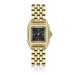 Quarzuhr ISABELLA FORD "FI4-B094G", gold, Armbanduhren, Damen, Quarzuhr