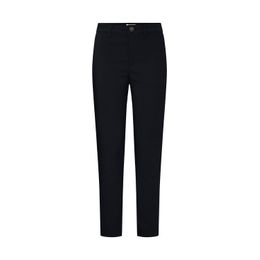 Chinohose oxmo "Chinohose OXKeily", Damen, Gr. 40, N-Gr, schwarz, Obermaterial: 75% Viskose CV. 21% Nylon NY. 4% Elasthan EL., Hosen Chinohose