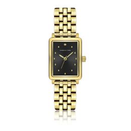 Quarzuhr ISABELLA FORD "FG6-B094G", gold, Armbanduhren, Damen, Quarzuhr