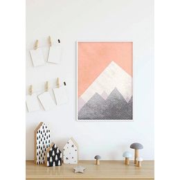 Bild Komar "Wild and Free Mountain", bunt (farbe bild(er): bunt), B:30cm H:40cm, Holz, Papier, Bilder, Bild, Wandbild zur Dekoration - ohne Rahmen