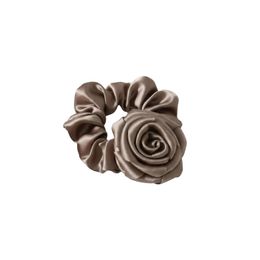 Schmuckset FILIPPA FIRENZE "Fiorina", taupe, Schmuck_Sets, Damen, Kunstfaser, Schmuckset, mit satinierter Rosenapplikation