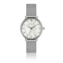 Quarzuhr ISABELLA FORD "FD1-B014S", silber, Armbanduhren, Damen, Quarzuhr