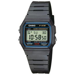 Chronograph, schwarz, CASIO TIMELESS COLLECTION, Armbanduhren, Chronograph, Quarzuhr, Armbanduhr,Herren,Damen,Jugendliche, Digitaluhr,Resinarmband