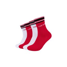 Socken CAMP DAVID, Herren, Gr. 39-42, rot (tomato puree), Obermaterial: 66% Baumwolle, 28% Polyester, 5% Elastodien, 1% Elasthan, Socken Socken