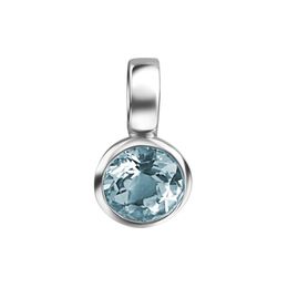 Kettenanh&auml;nger Vivance "925/- Sterling Silber rhodiniert synth. Spinell", wei&szlig;, Schmuckanh&auml;nger, Damen, one-size, Silber 925 (Sterlingsilber), 1,7 g, Kettenanh&auml;nger