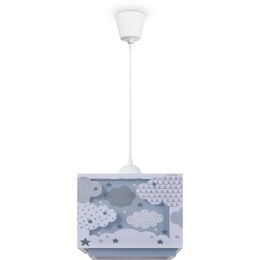 Paco Home Pendelleuchte "GRETA", wei&szlig; (grau), 1, H: 32cm, Leuchten, Pendelleuchte
