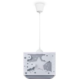Paco Home Pendelleuchte "GRETA", wei&szlig; (grau), 1, H: 32cm, Leuchten, Pendelleuchte