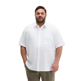 Marc O'Polo Kurzarmhemd MARC O'POLO "aus reinem Leinen", Herren, Gr. 3XL, Normalgr&ouml;&szlig;en, wei&szlig;, Obermaterial: 100% Leinen, unifarben, regular fit normal, normaler Saum, Hemden
